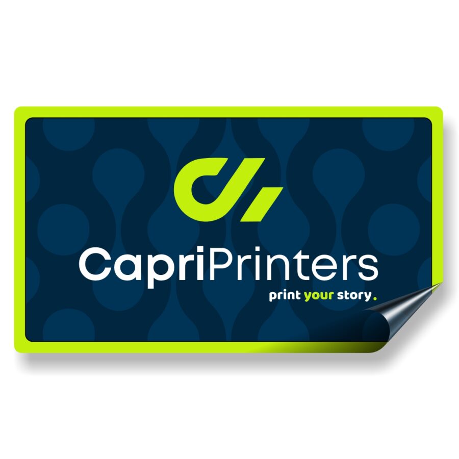 Custom Rectangle Stickers – Capri Printers